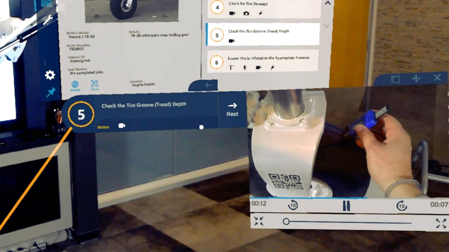 Aircraft Maintenance & Inspection Augmented Reality Training
