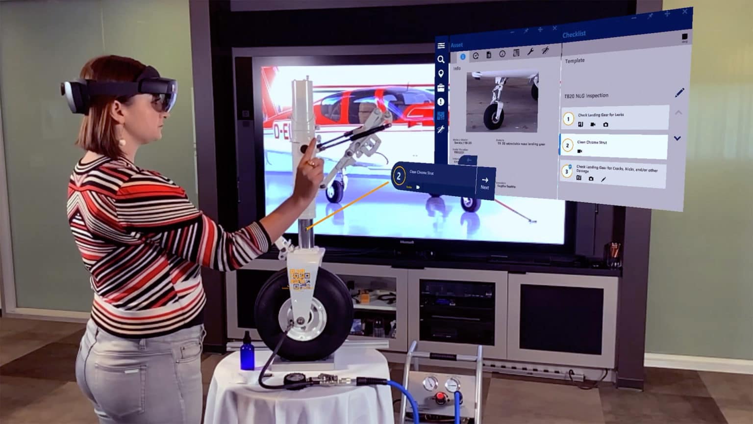 Aircraft Maintenance & Inspection Augmented Reality Training